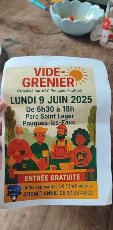 Vide grenier de l'asc pougues football - Pougues-les-Eaux (58320) - 09 ...